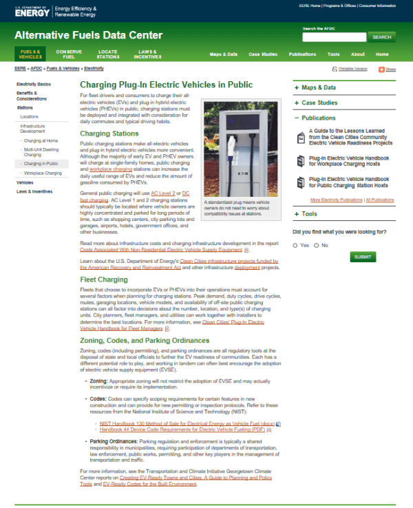 Alternative Fuels Data Center (Public charging) – Atlas EV Hub
